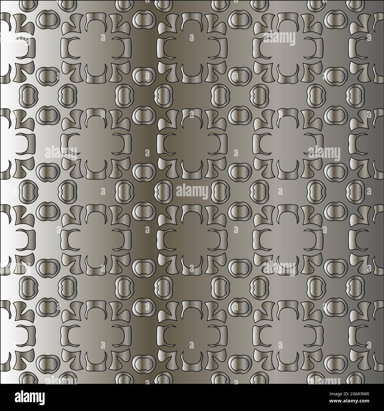Silver metallic gradient with repeat Pattern . Abstract metallic ...