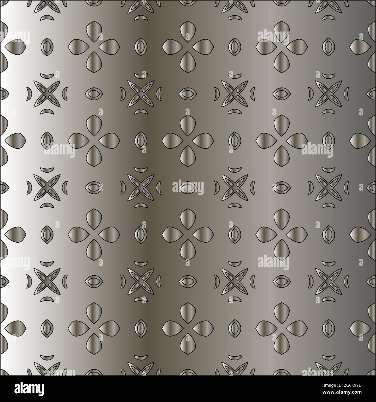 Silver metallic gradient with repeat Pattern . Abstract metallic ...
