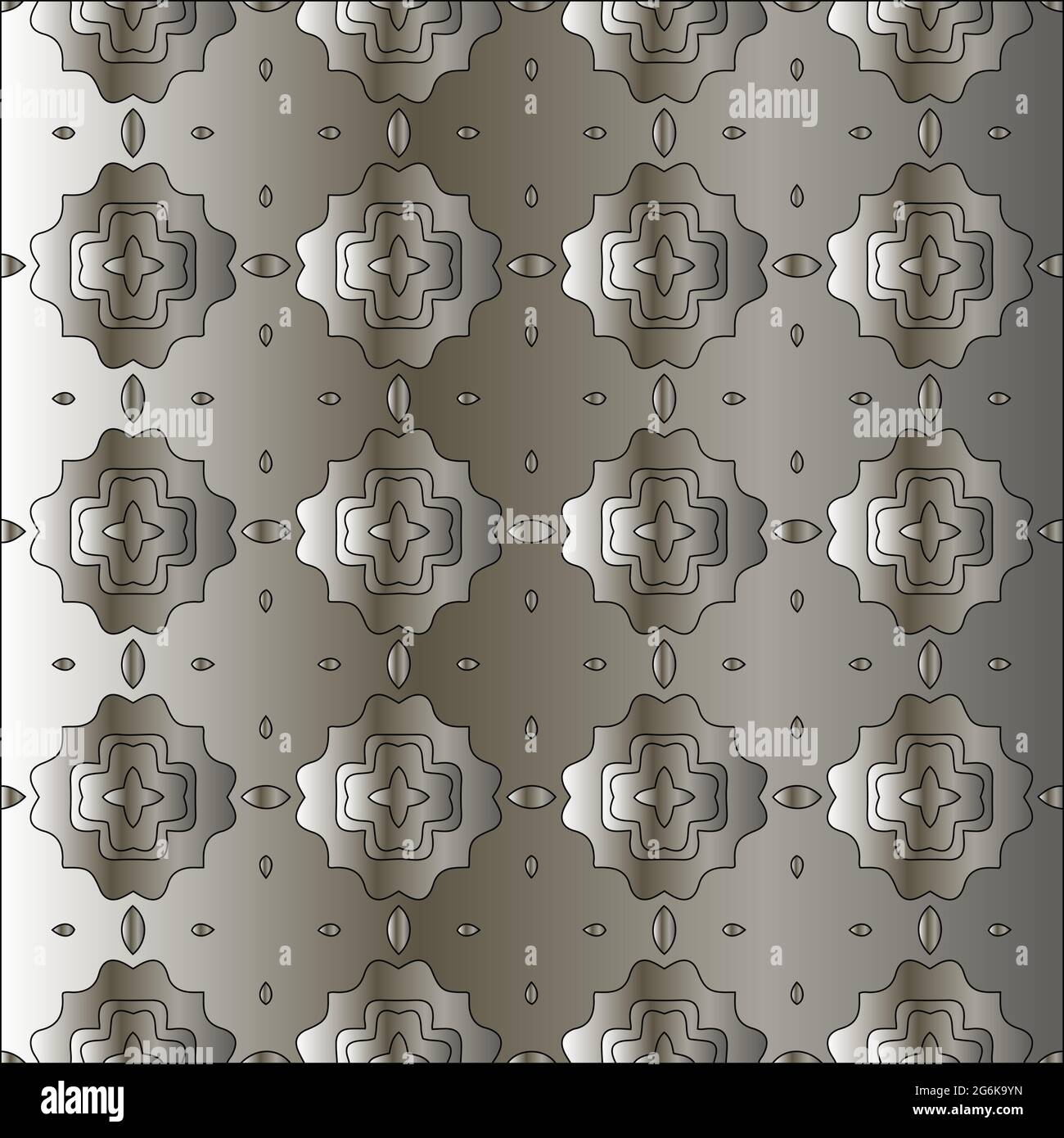 Silver metallic gradient with repeat Pattern . Abstract metallic ...