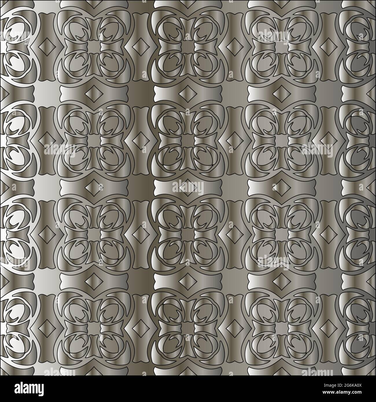 Silver metallic gradient with repeat Pattern . Abstract metallic ...