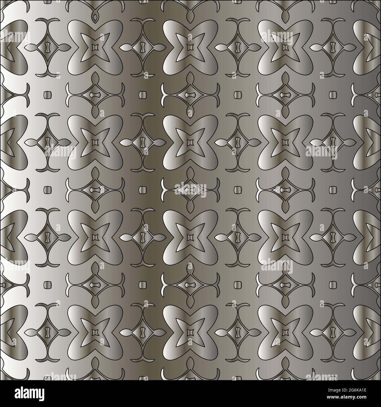 Silver metallic gradient with repeat Pattern . Abstract metallic ...
