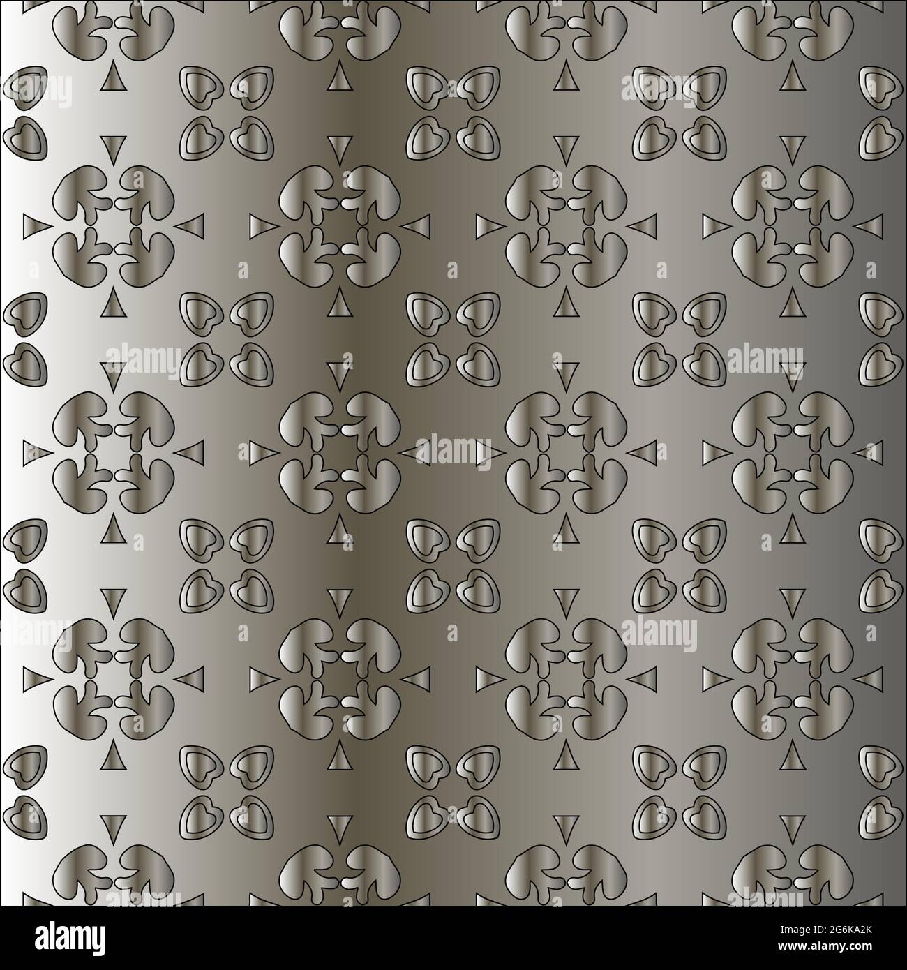 Silver metallic gradient with repeat Pattern . Abstract metallic ...