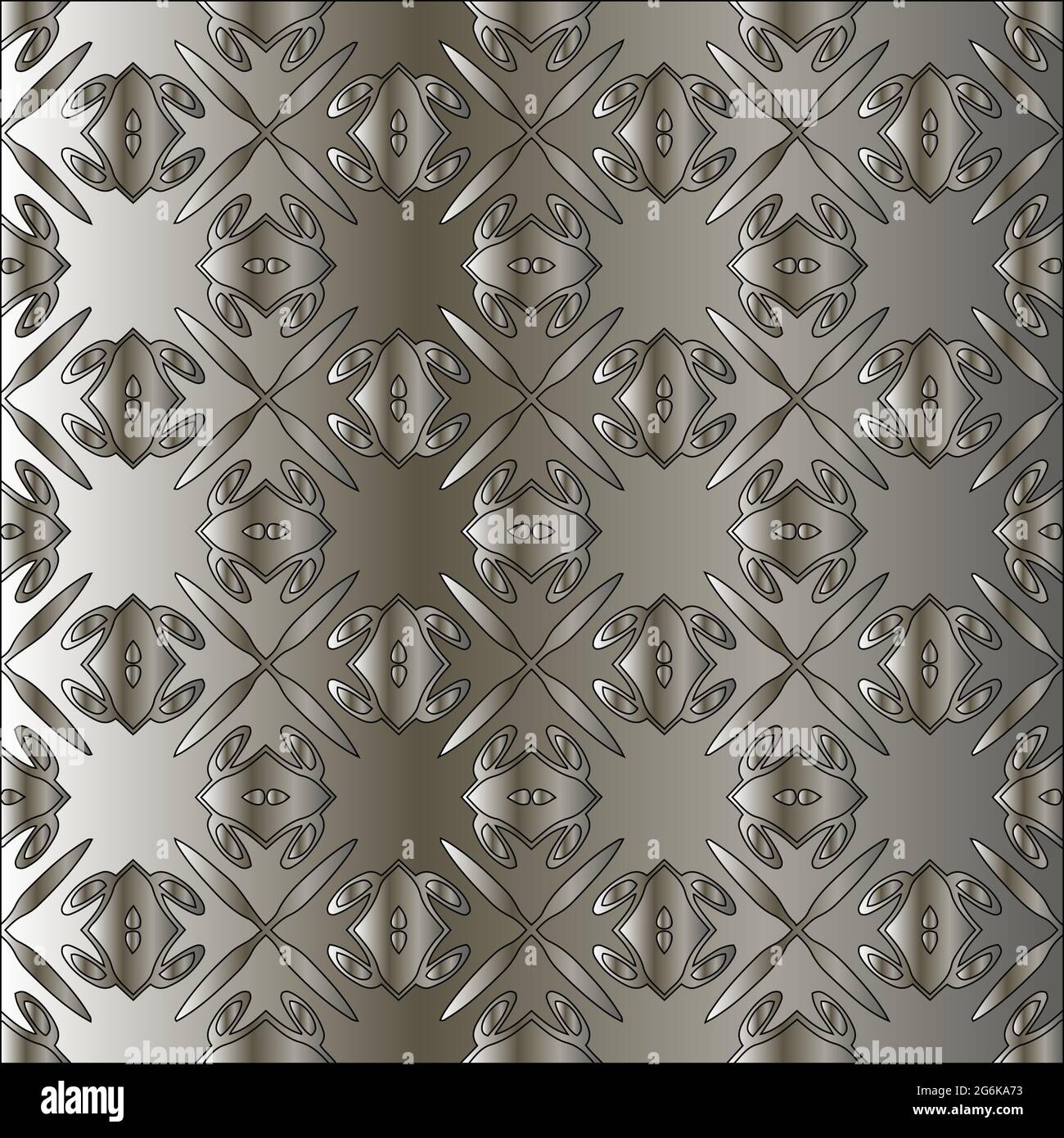 Silver metallic gradient with repeat Pattern . Abstract metallic ...