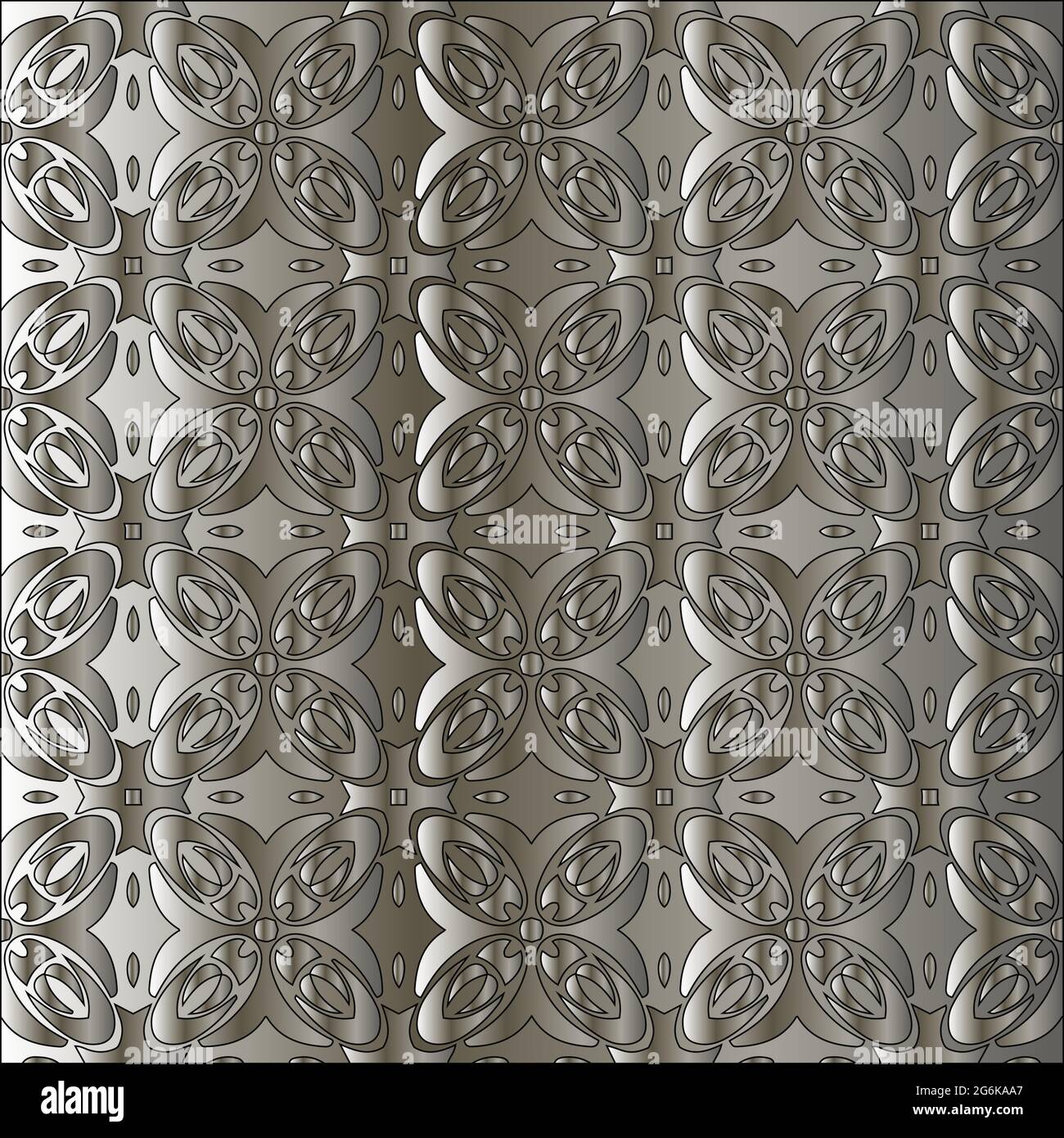 Silver metallic gradient with repeat Pattern . Abstract metallic ...