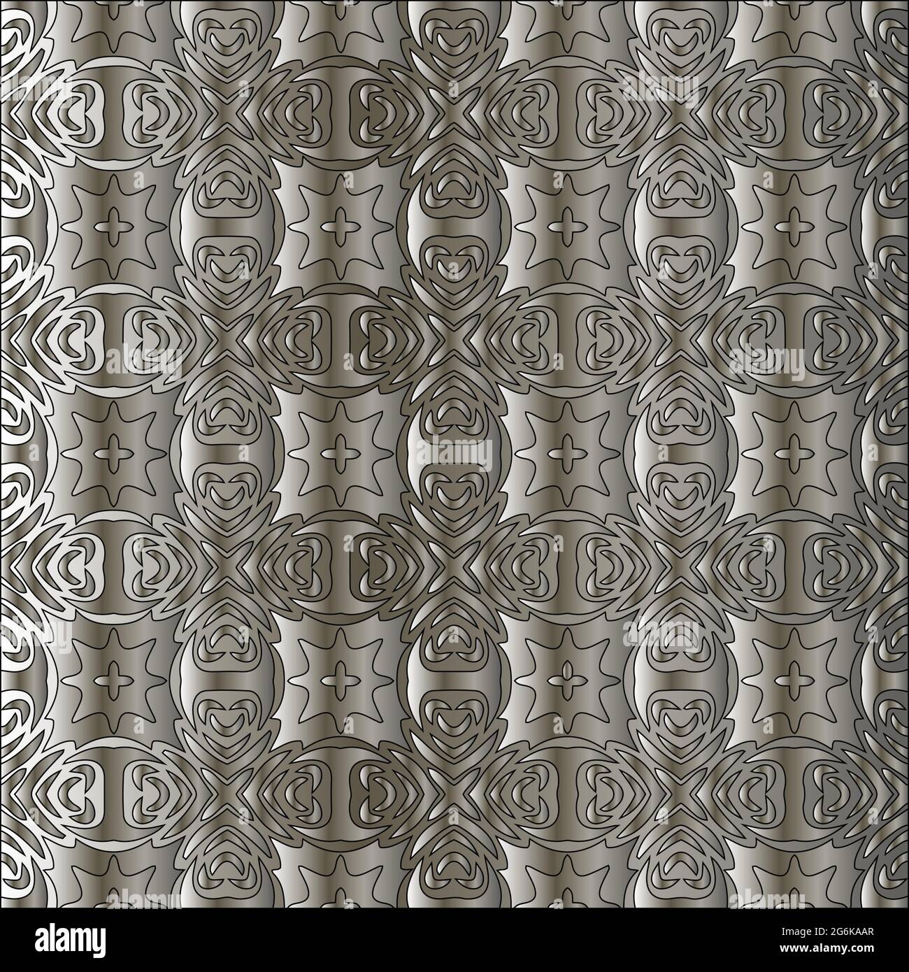 Silver metallic gradient with repeat Pattern . Abstract metallic ...