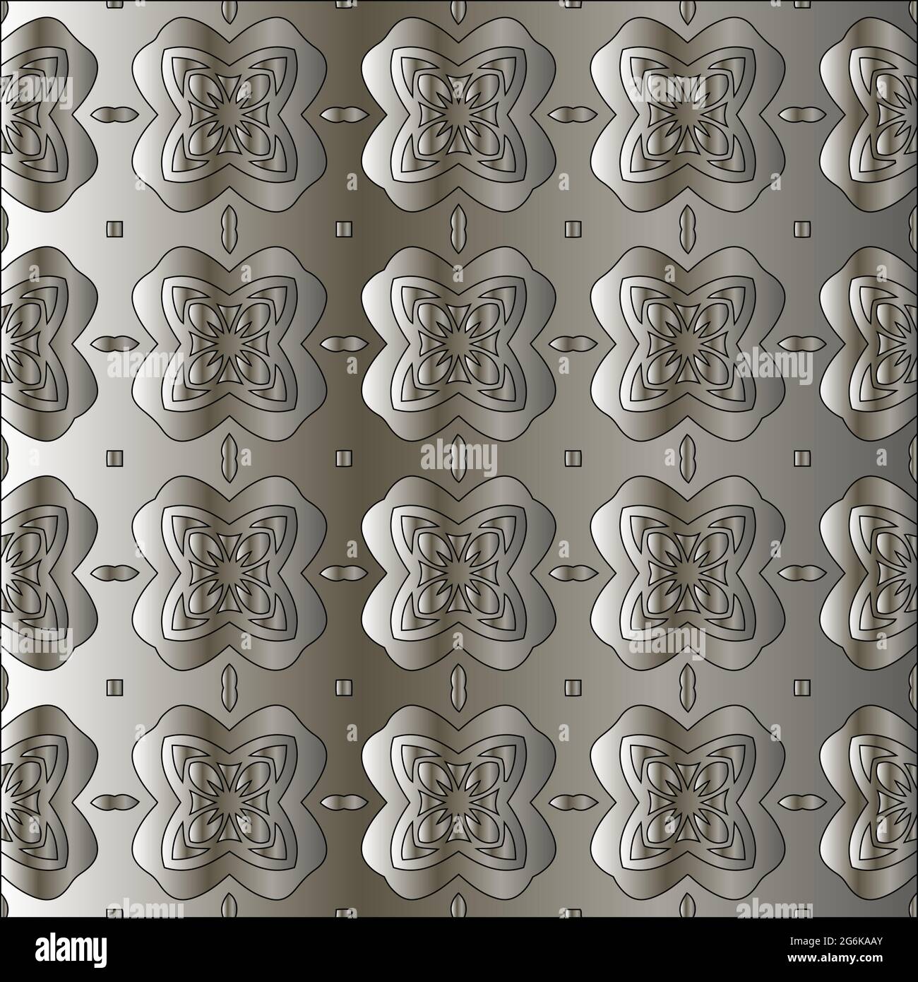 Silver metallic gradient with repeat Pattern . Abstract metallic ...