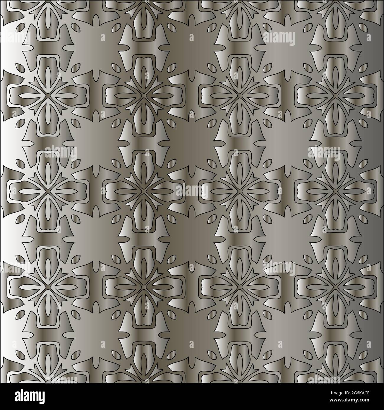 Silver metallic gradient with repeat Pattern . Abstract metallic ...