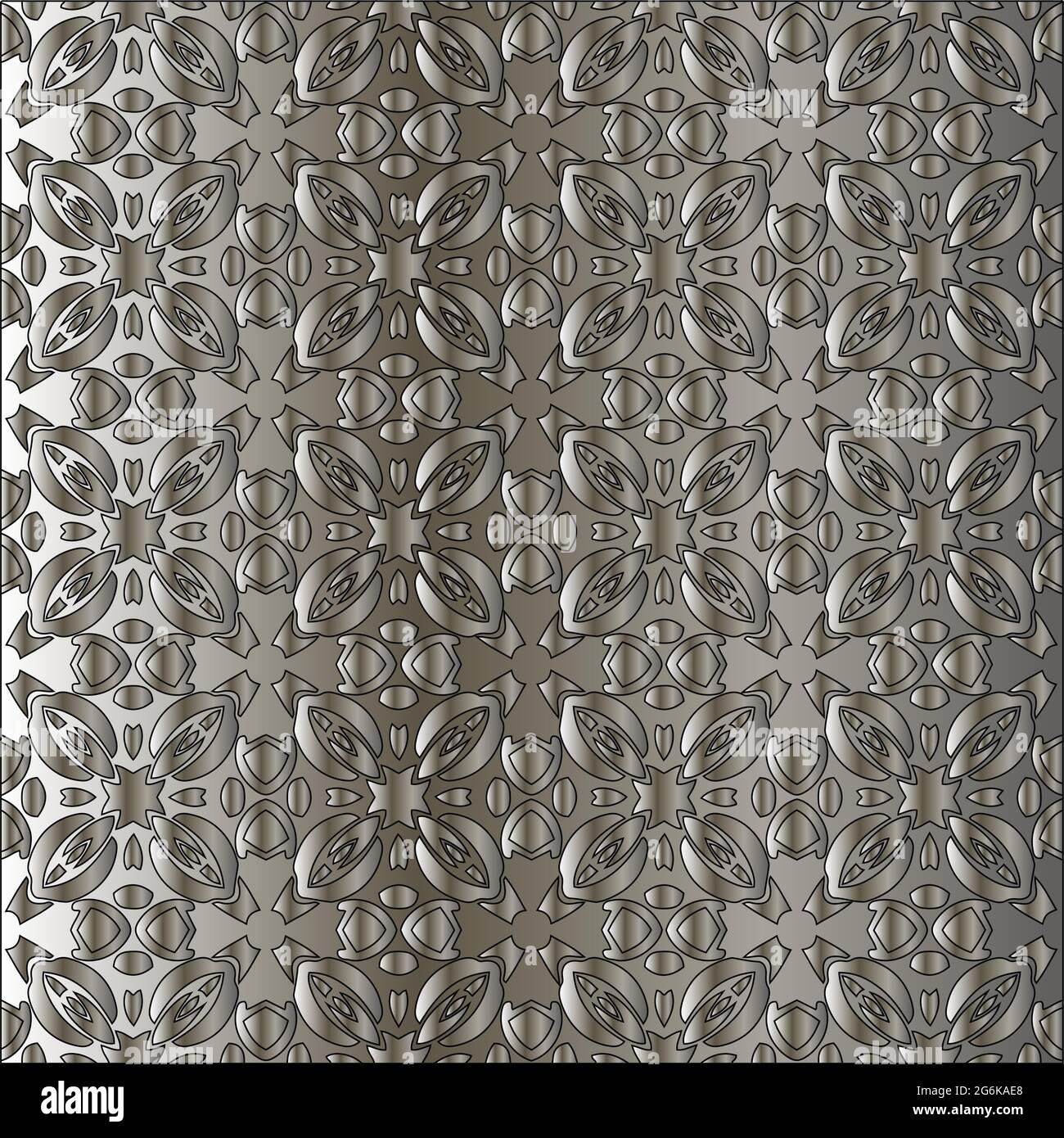 Silver metallic gradient with repeat Pattern . Abstract metallic ...