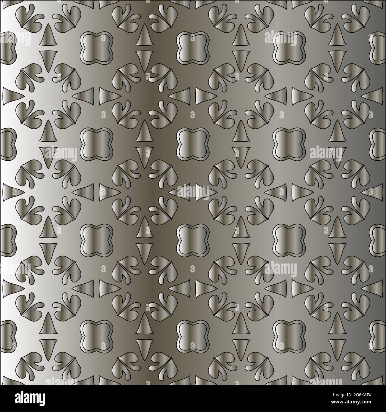 Silver metallic gradient with repeat Pattern . Abstract metallic ...