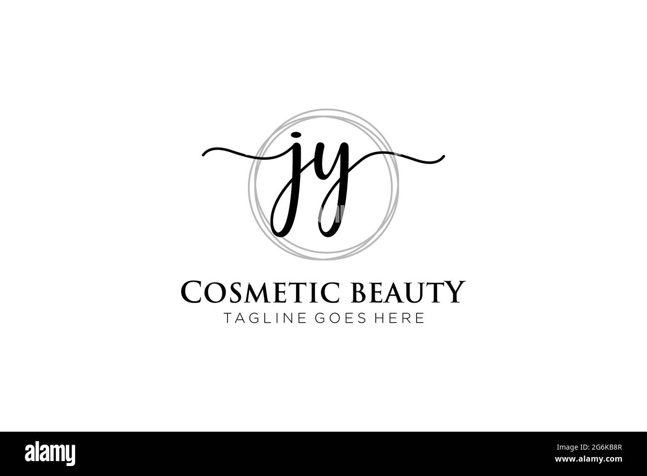 JY Feminine logo beauty monogram and elegant logo design, handwriting ...
