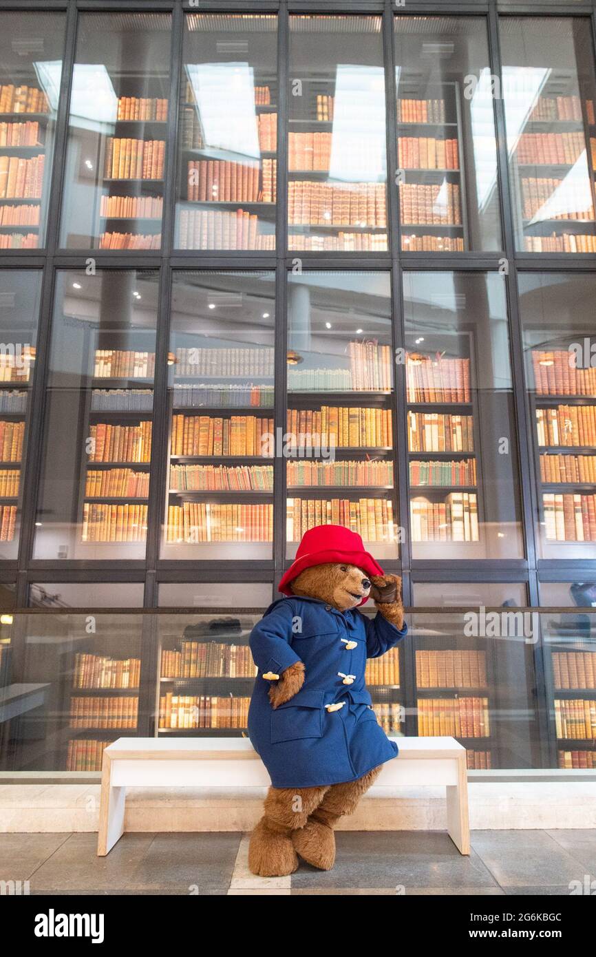 Paddington in the King's Library, at the British Library, London, ahead ...