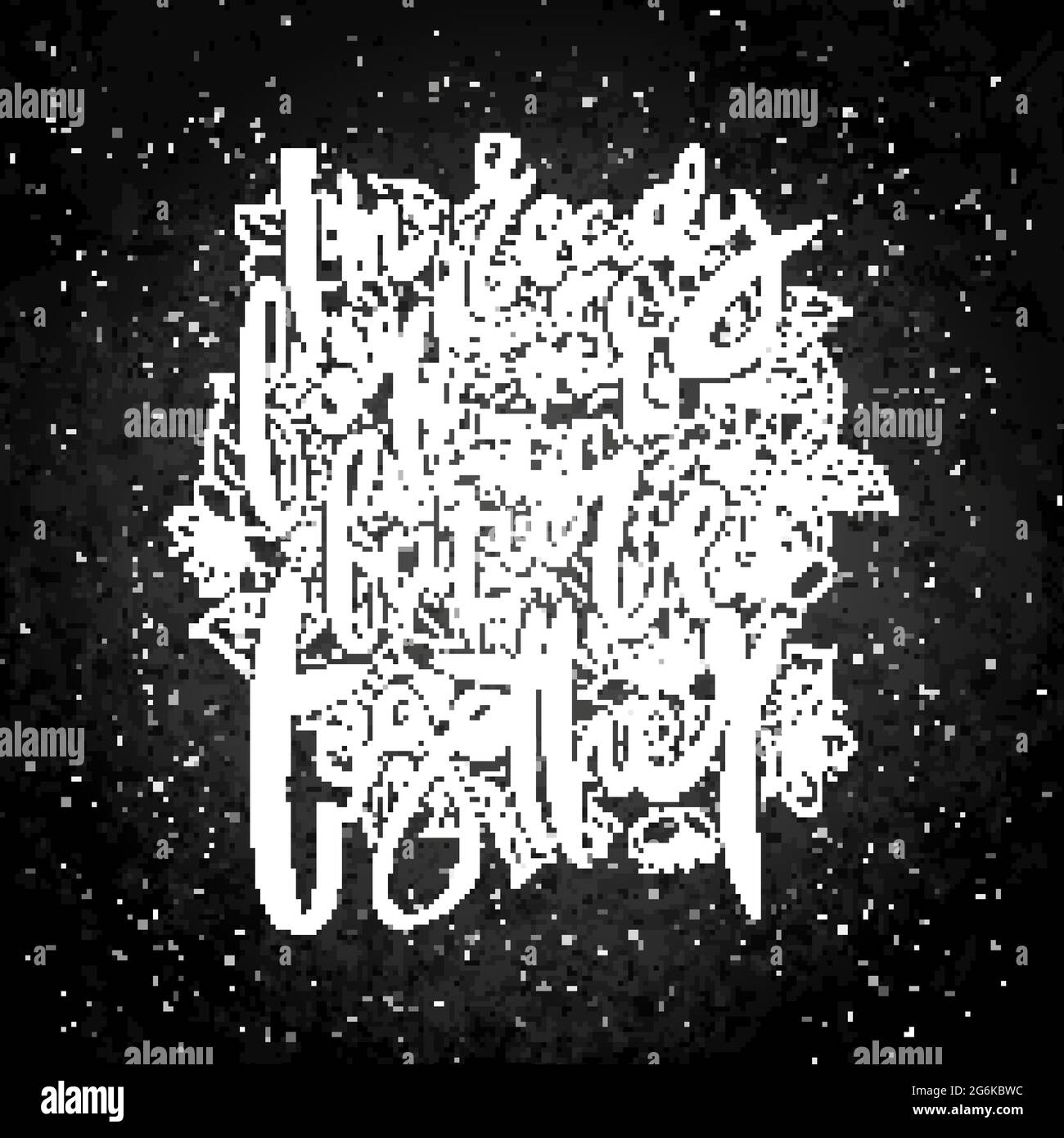 I Am Ready For Our Future Together. Hand lettering grunge card with ...