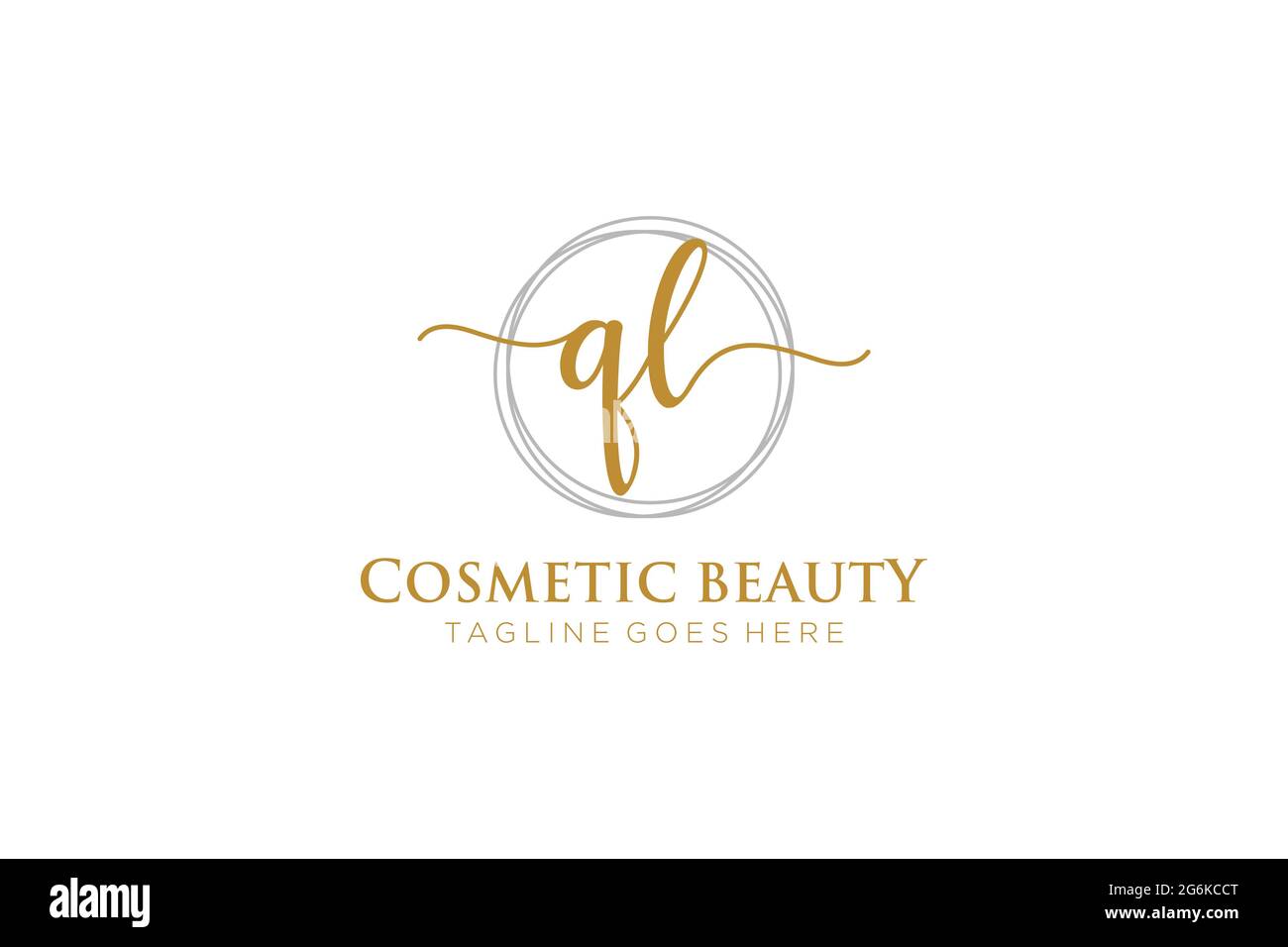 QL Feminine logo beauty monogram and elegant logo design, handwriting ...