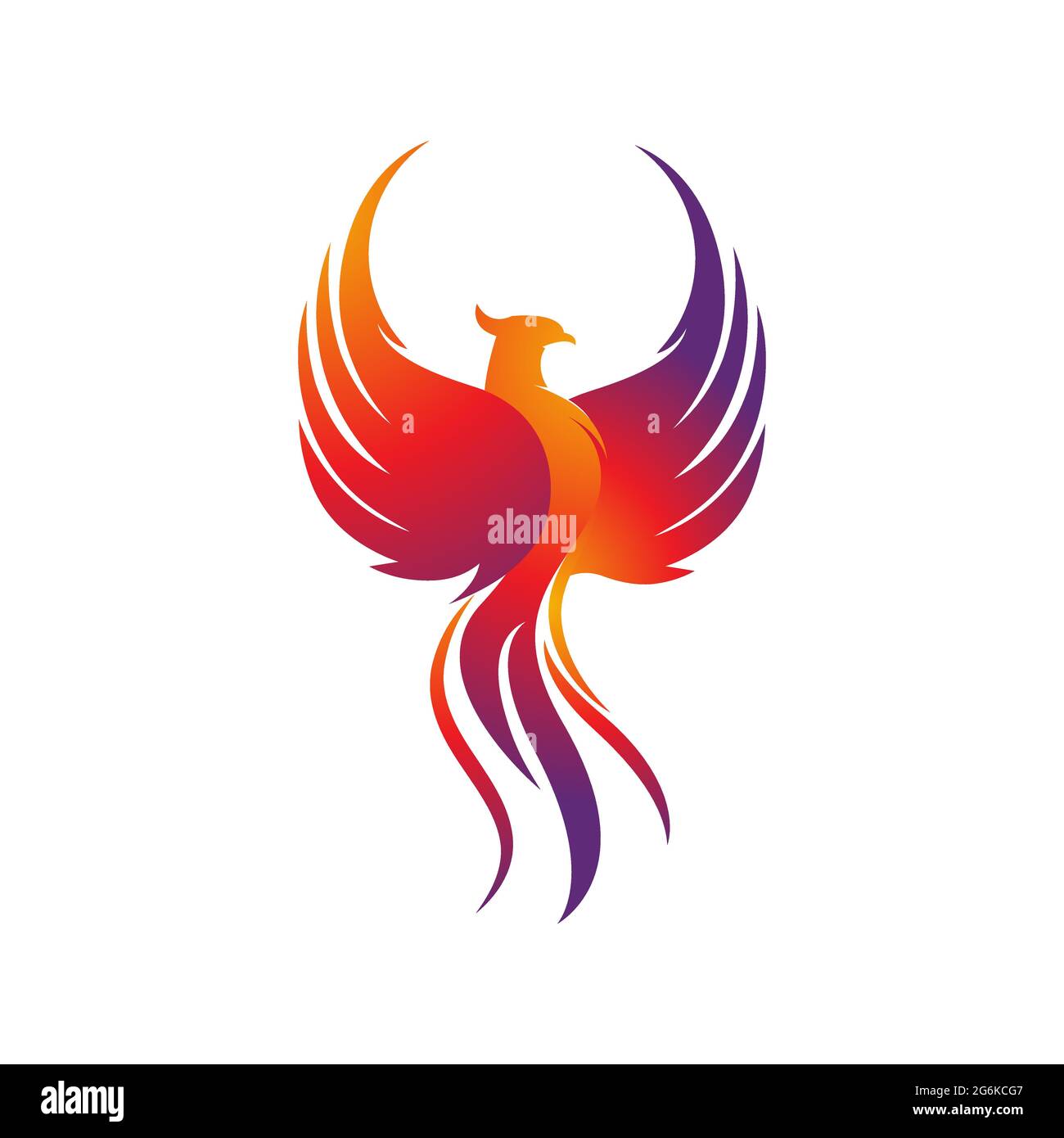 Phoenix vector icon illustration design template Stock Vector Image ...