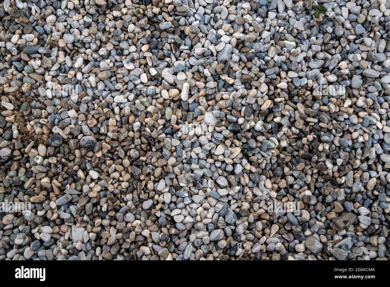 Little rocks, pebbles, texture of the road. Gray closeup natural ...