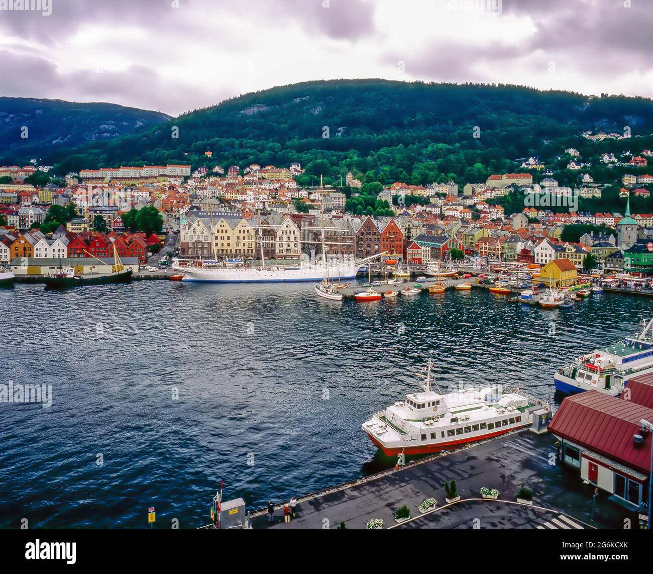 Harbor in Bergen, Norway Stock Photo - Alamy