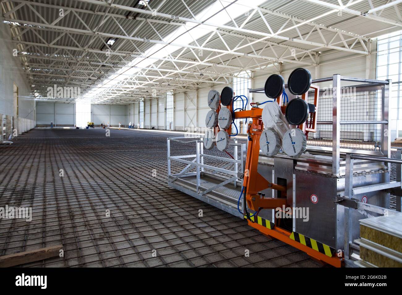 Atyrau, Kazakhstan - May 21,2012: Interior of Chevron plant new ...