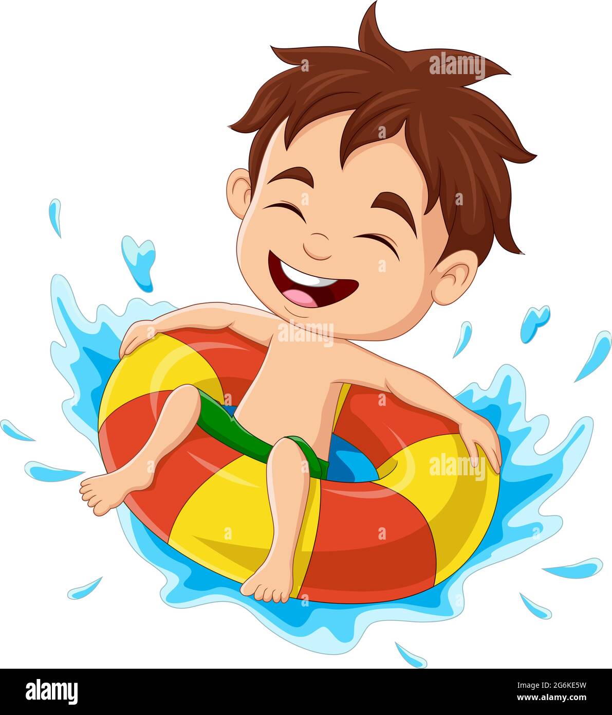 Swimming Cartoon Clipart Pictures