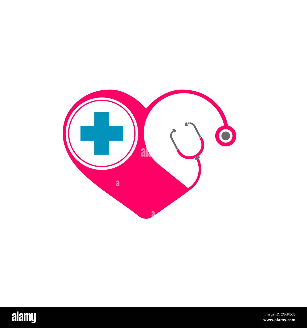 Doctor plus pharmacy medical cardiology healthcare logo and symbols ...