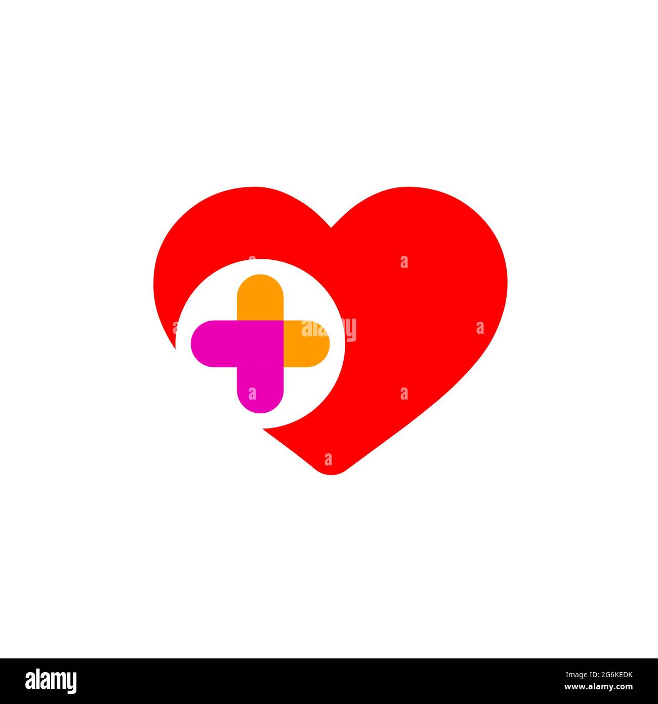 Doctor plus pharmacy medical cardiology healthcare logo and symbols ...