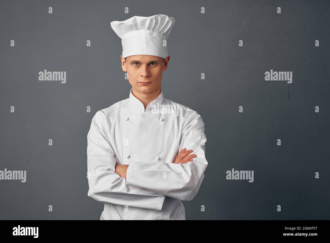 male chef gourmet restaurant professional work Stock Photo - Alamy