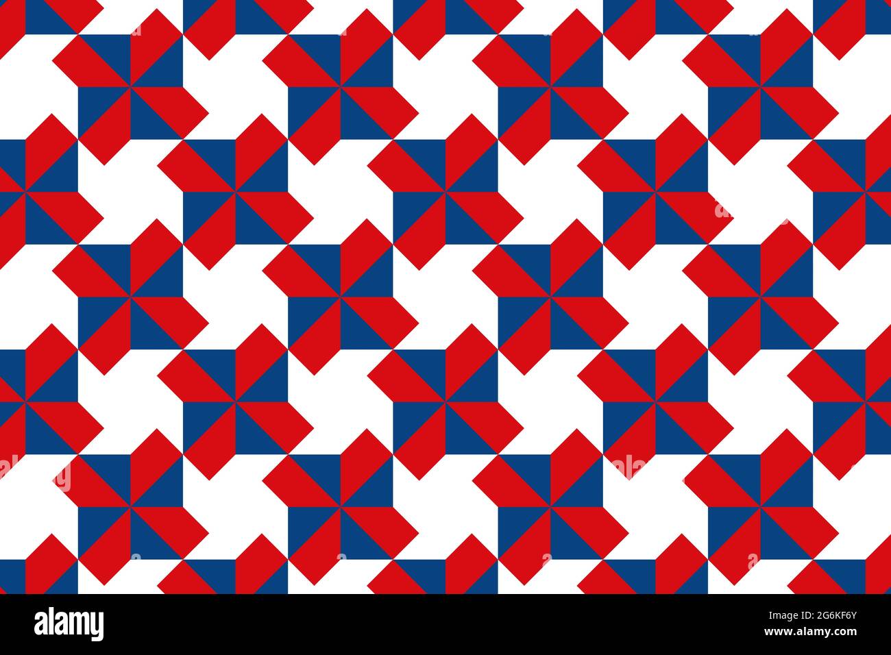 Simple geometric pattern in the colors of the national flag of Czech ...