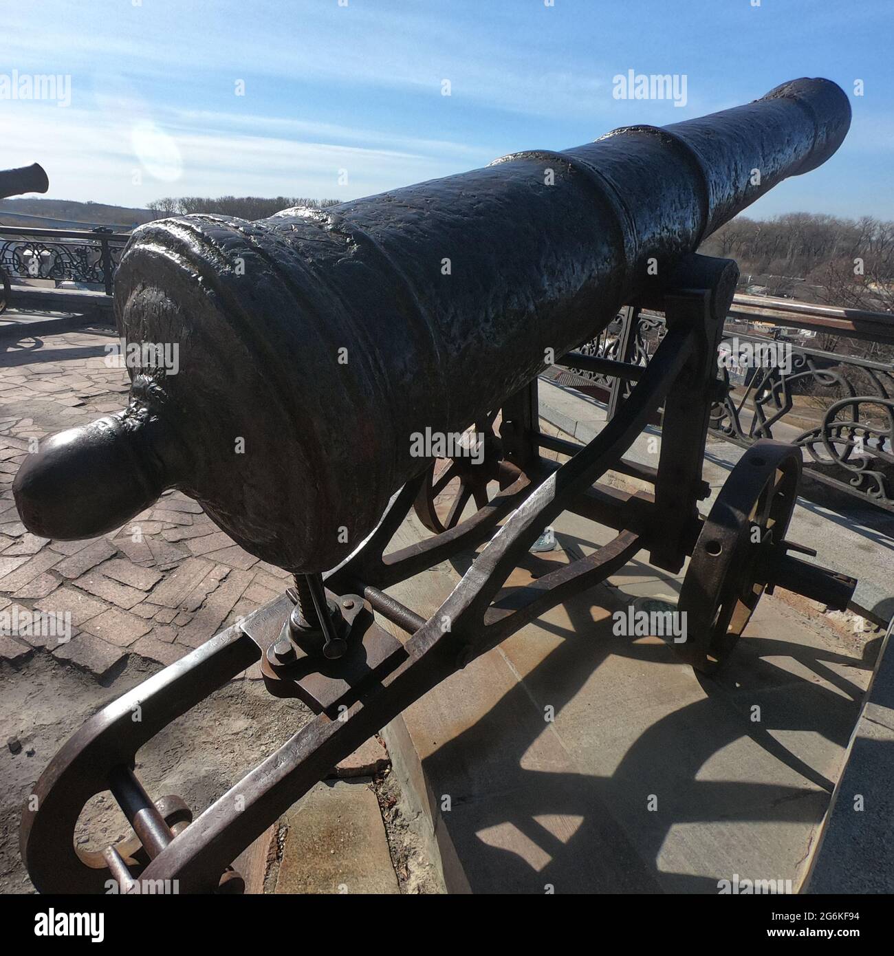 Old cannon on the rampart hi-res stock photography and images - Alamy