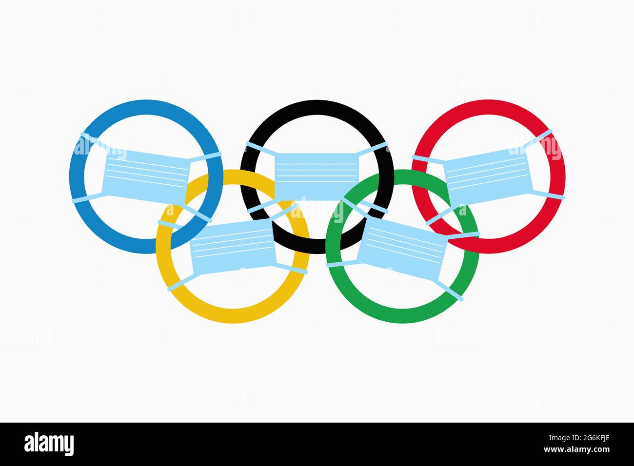 Olympic rings logo graphic hi-res stock photography and images - Alamy