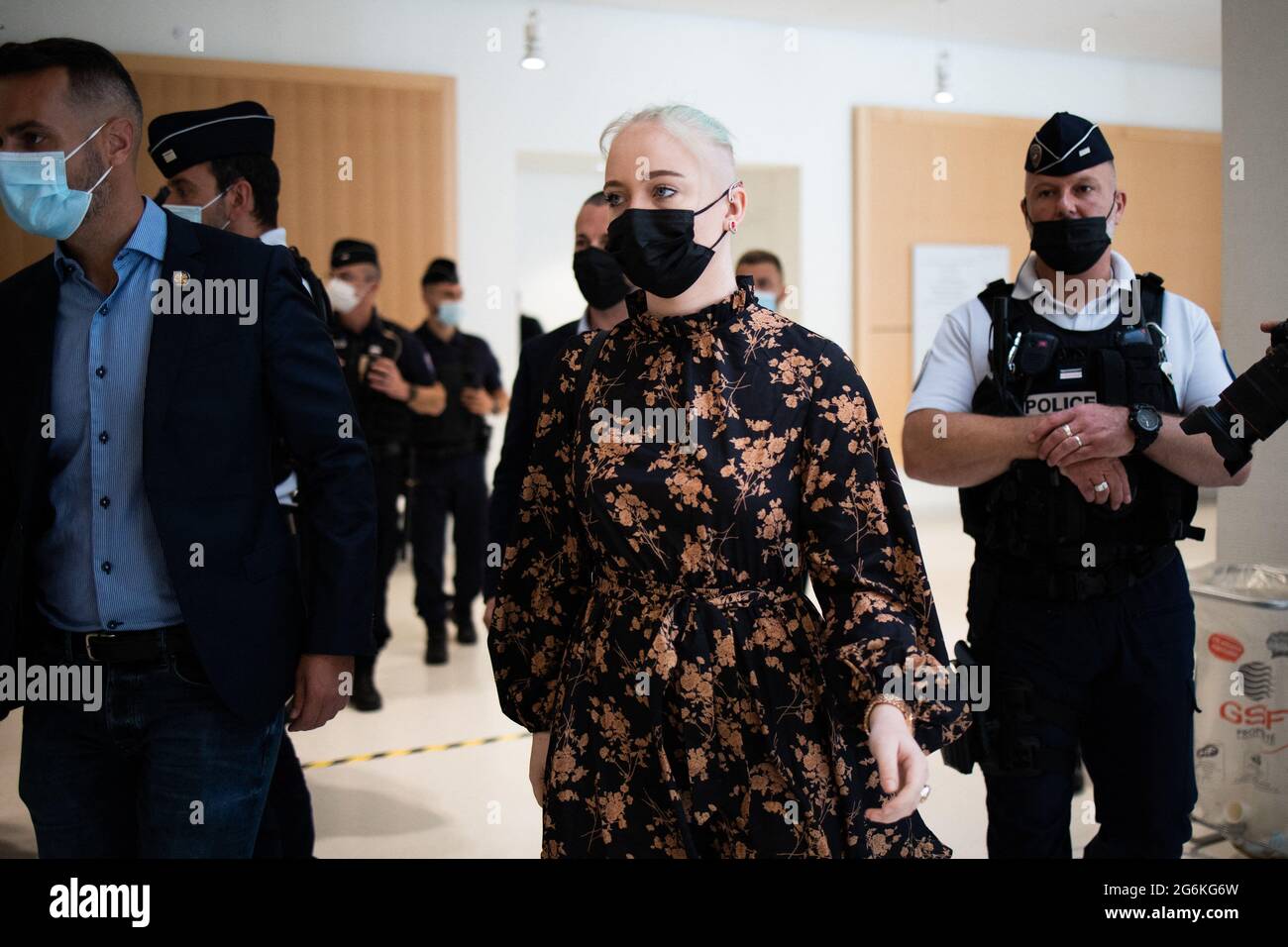 The teenager identifying herself online as Mila arrives at the ...