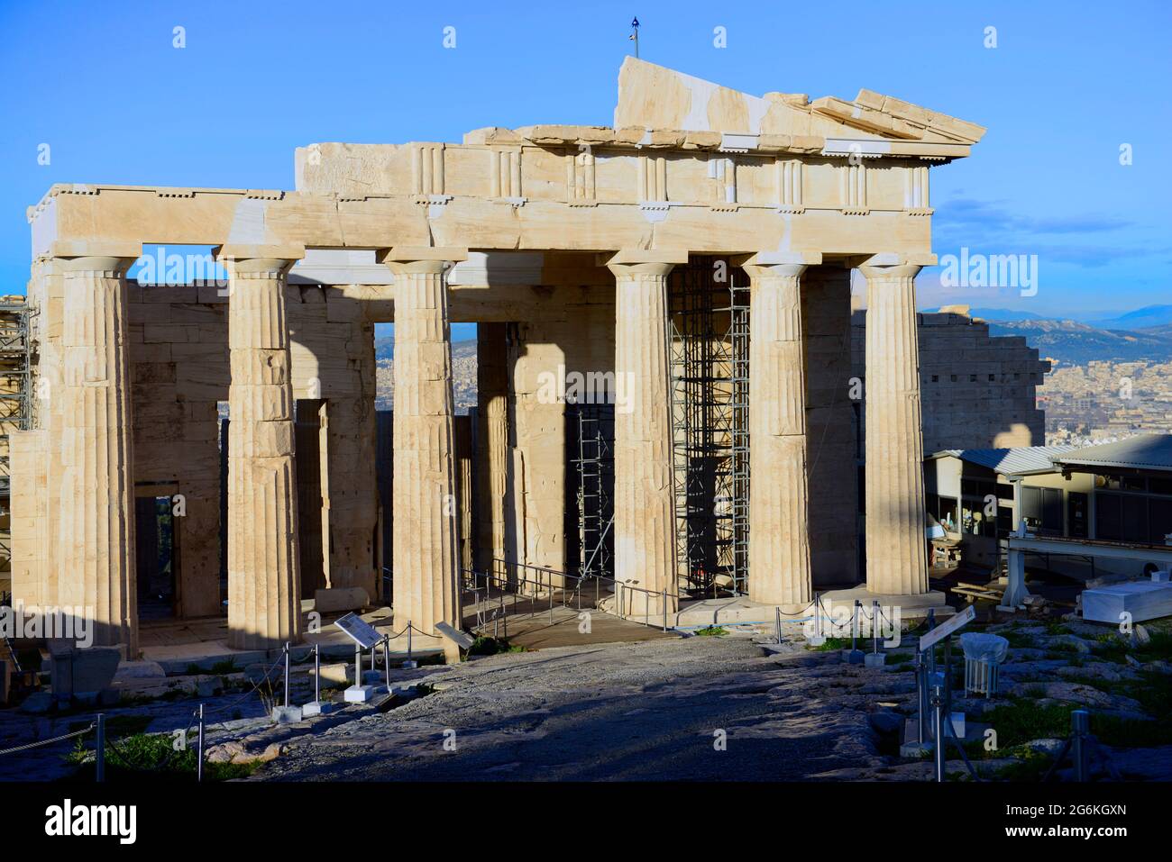 Beulé Gate at the Acropolis of Athens, Greece Stock Photo - Alamy