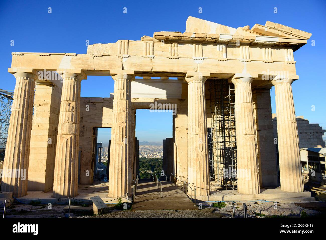 Beulé Gate at the Acropolis of Athens, Greece Stock Photo - Alamy