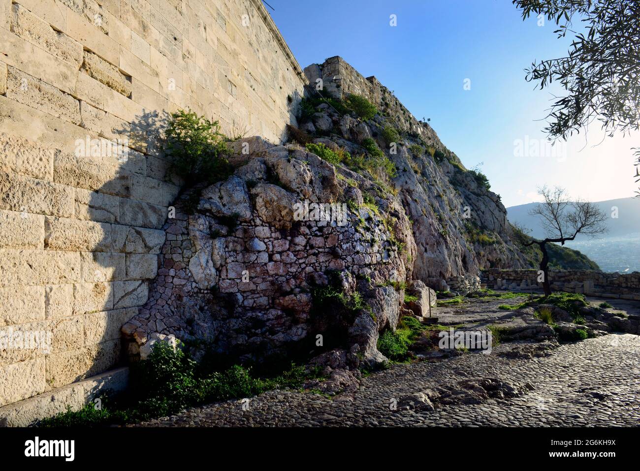 Acropolis fortified walls hi-res stock photography and images - Alamy