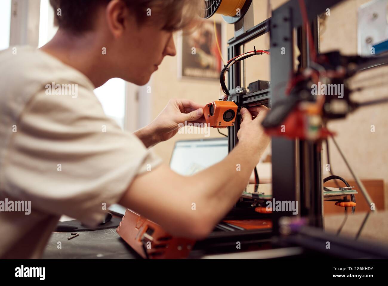 Printer setup hi-res stock photography and images - Alamy