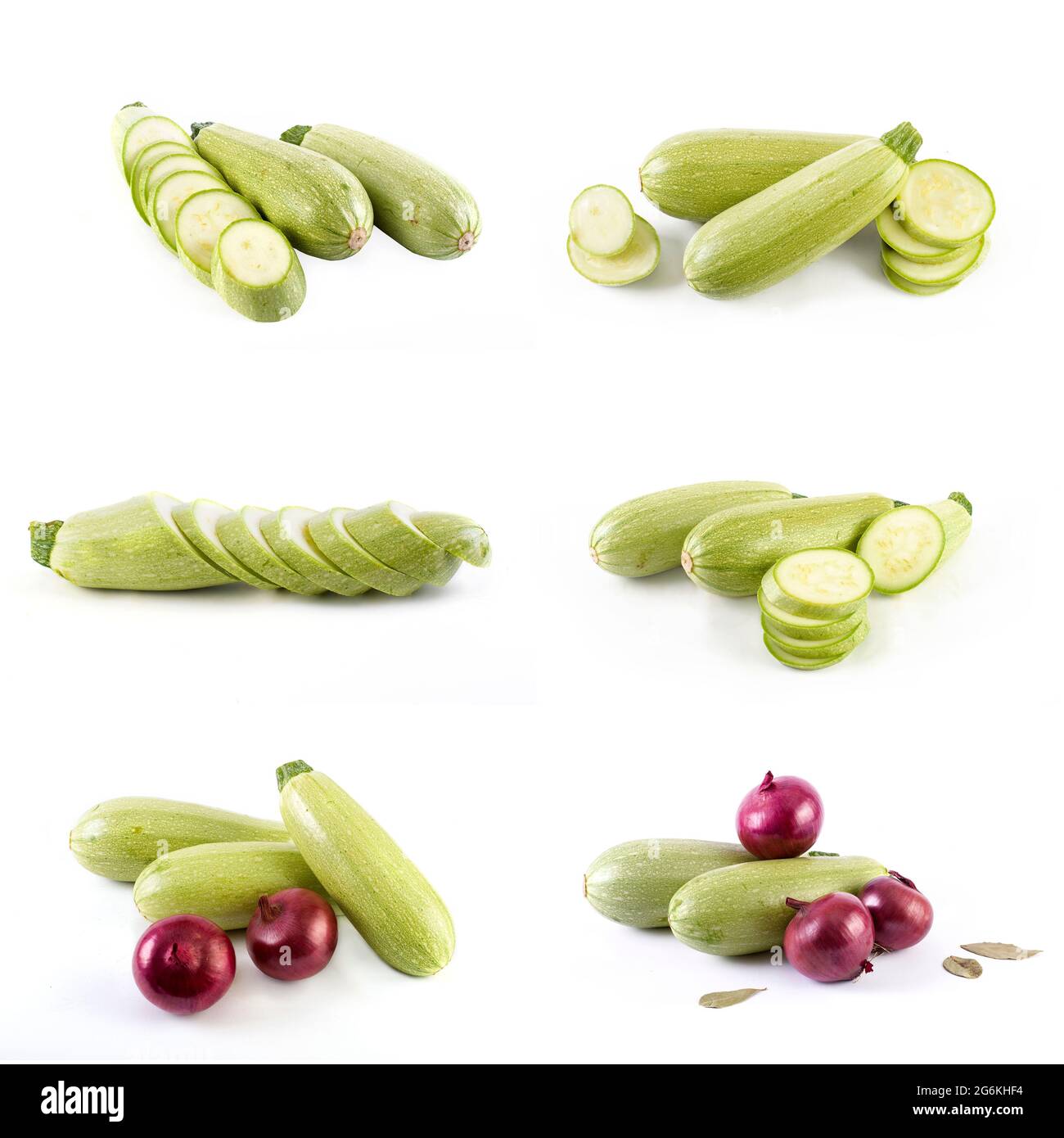 Courgettes on a white background. Courgettes are fresh and delicious ...