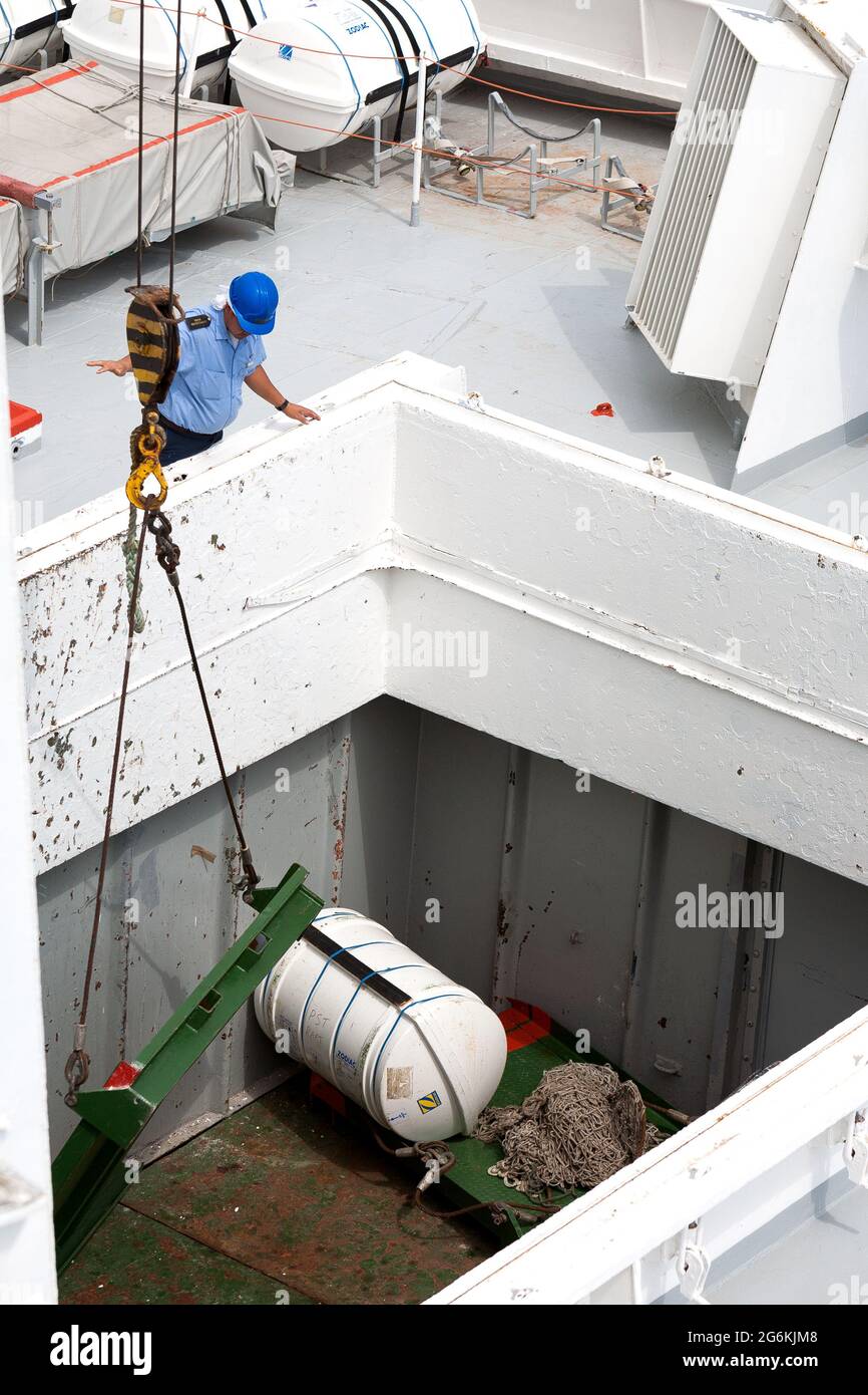 Ship hand signals hi-res stock photography and images - Alamy