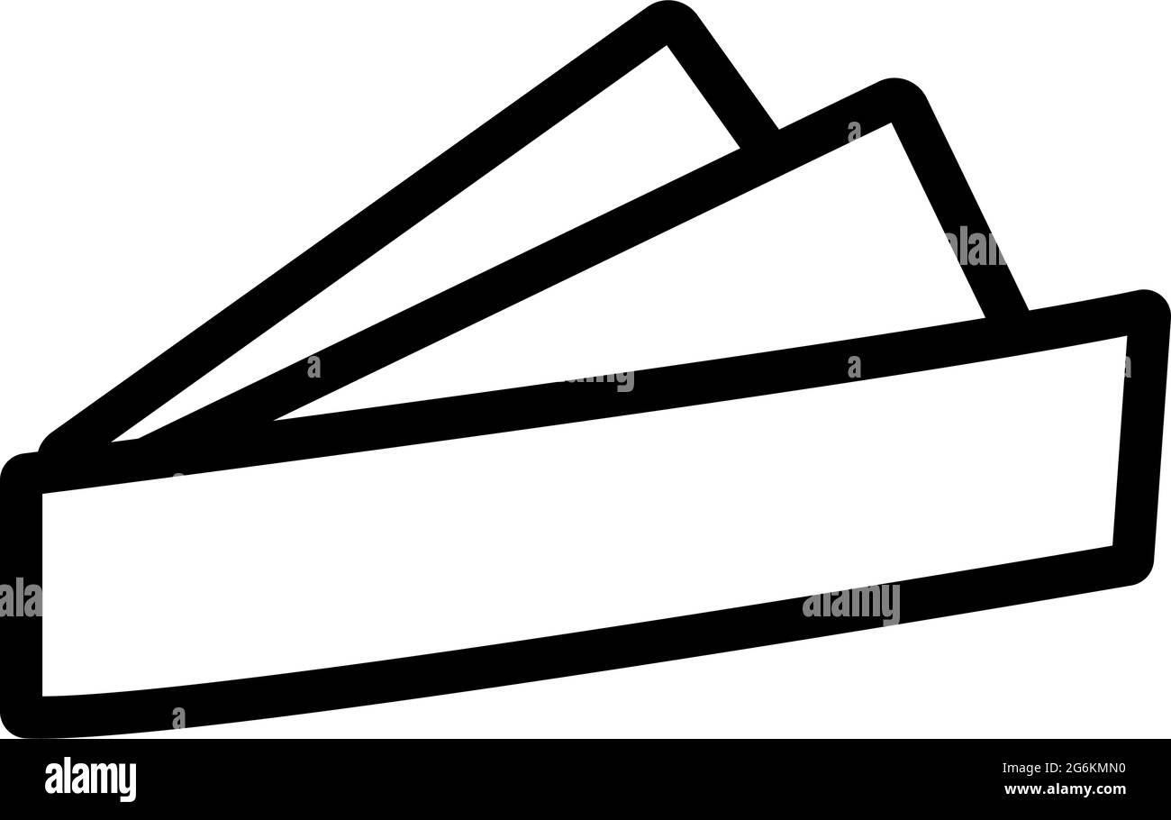 Business Handkerchief Icon. Bold outline design with editable stroke ...