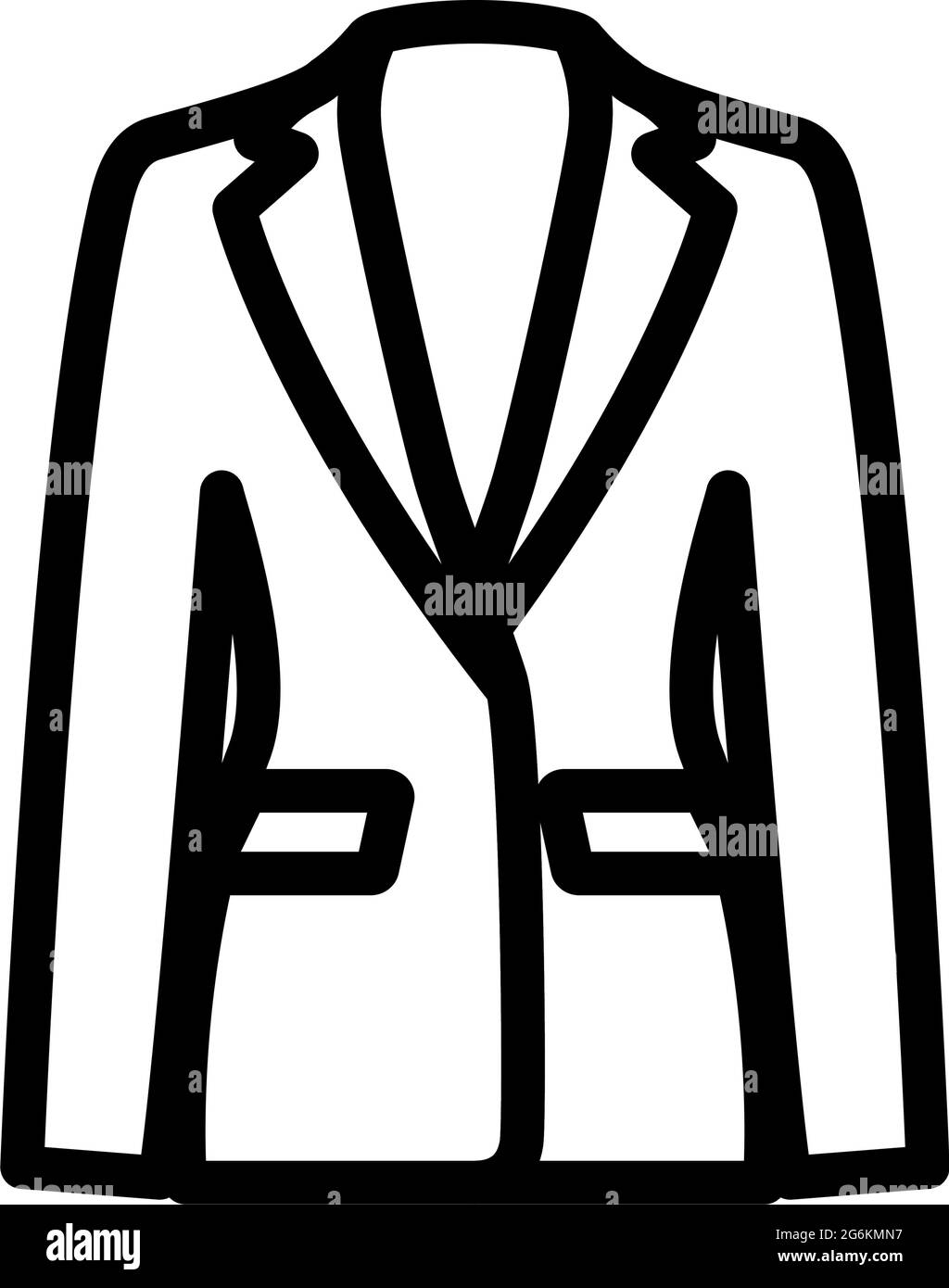 Business Woman Suit Icon. Bold outline design with editable stroke ...
