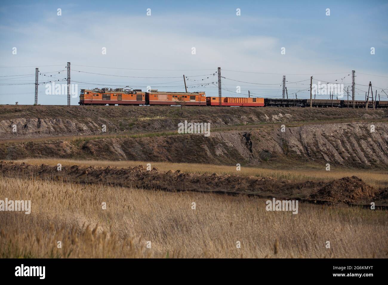 Orange locomotive hi-res stock photography and images - Alamy