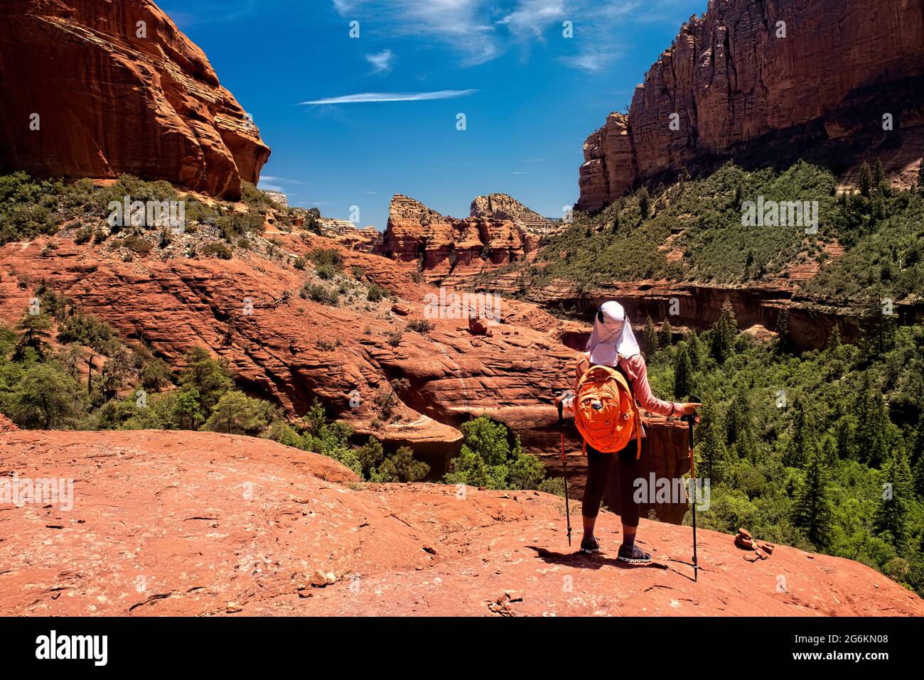 Hiking in Boynton Canyon, Sedona, Arizona, U.S.A Stock Photo - Alamy