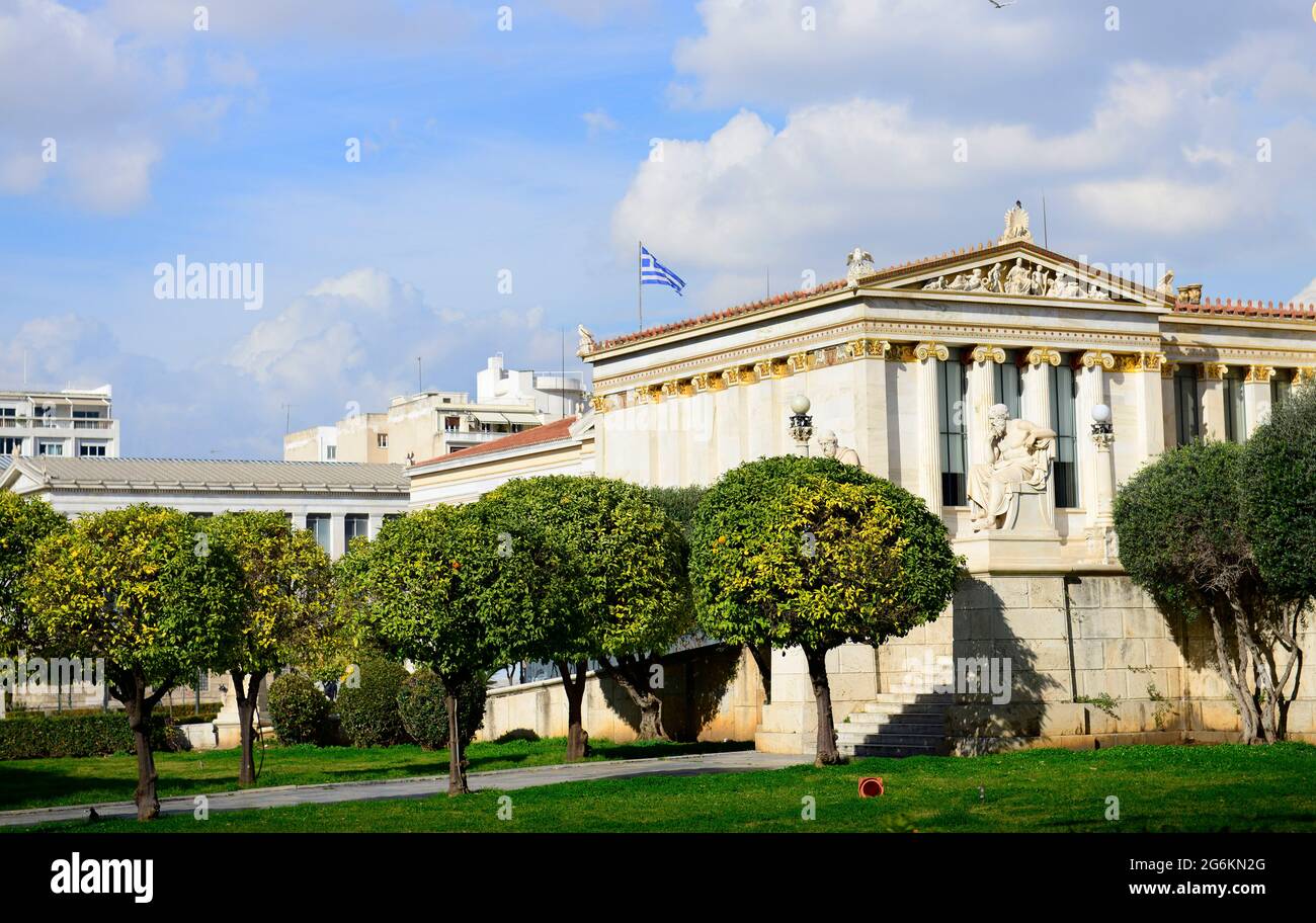 The Academy of Athens Stock Photo - Alamy
