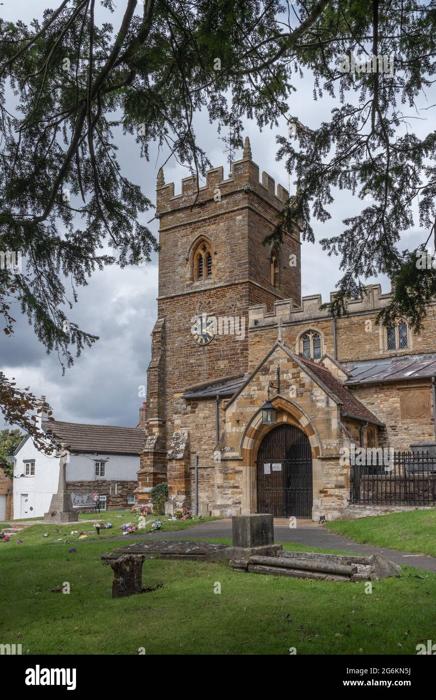The church of St George The Martyr in the village of Wootton ...