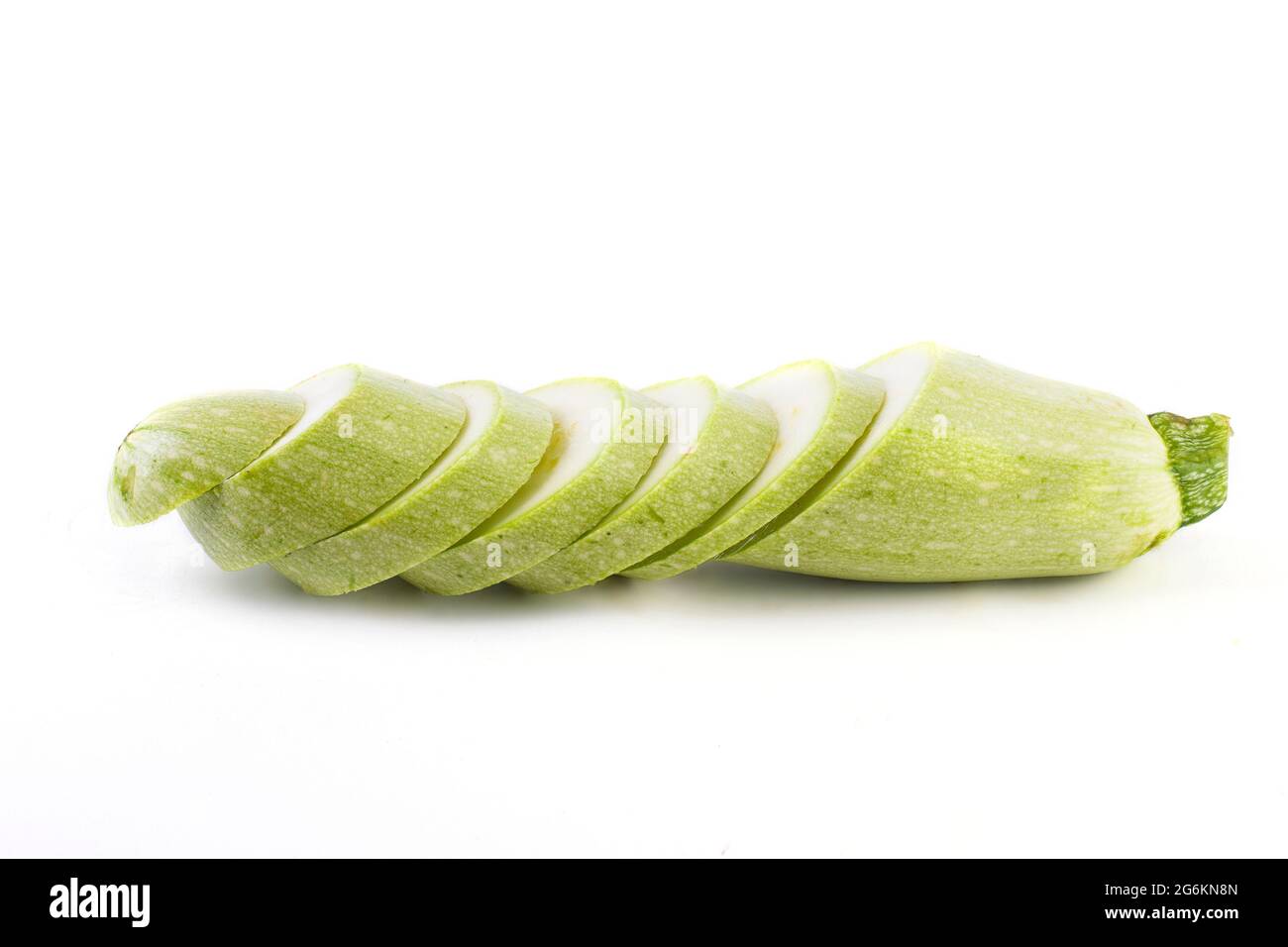 Courgettes on a white background. Courgettes are fresh and delicious ...