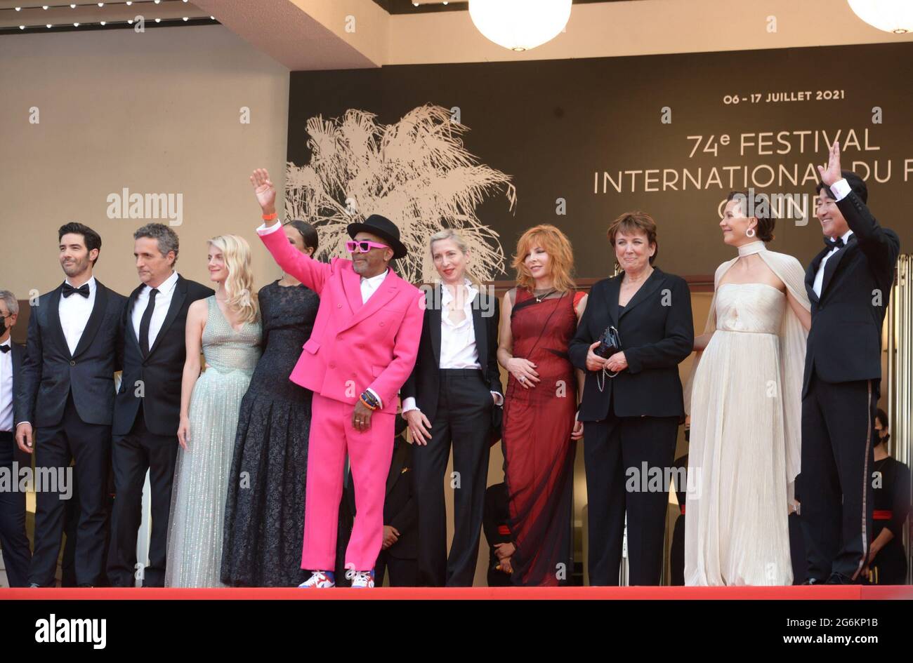 July 6, 2021, CANNES, France: CANNES, FRANCE â€“ JULY 06: Jury members ...