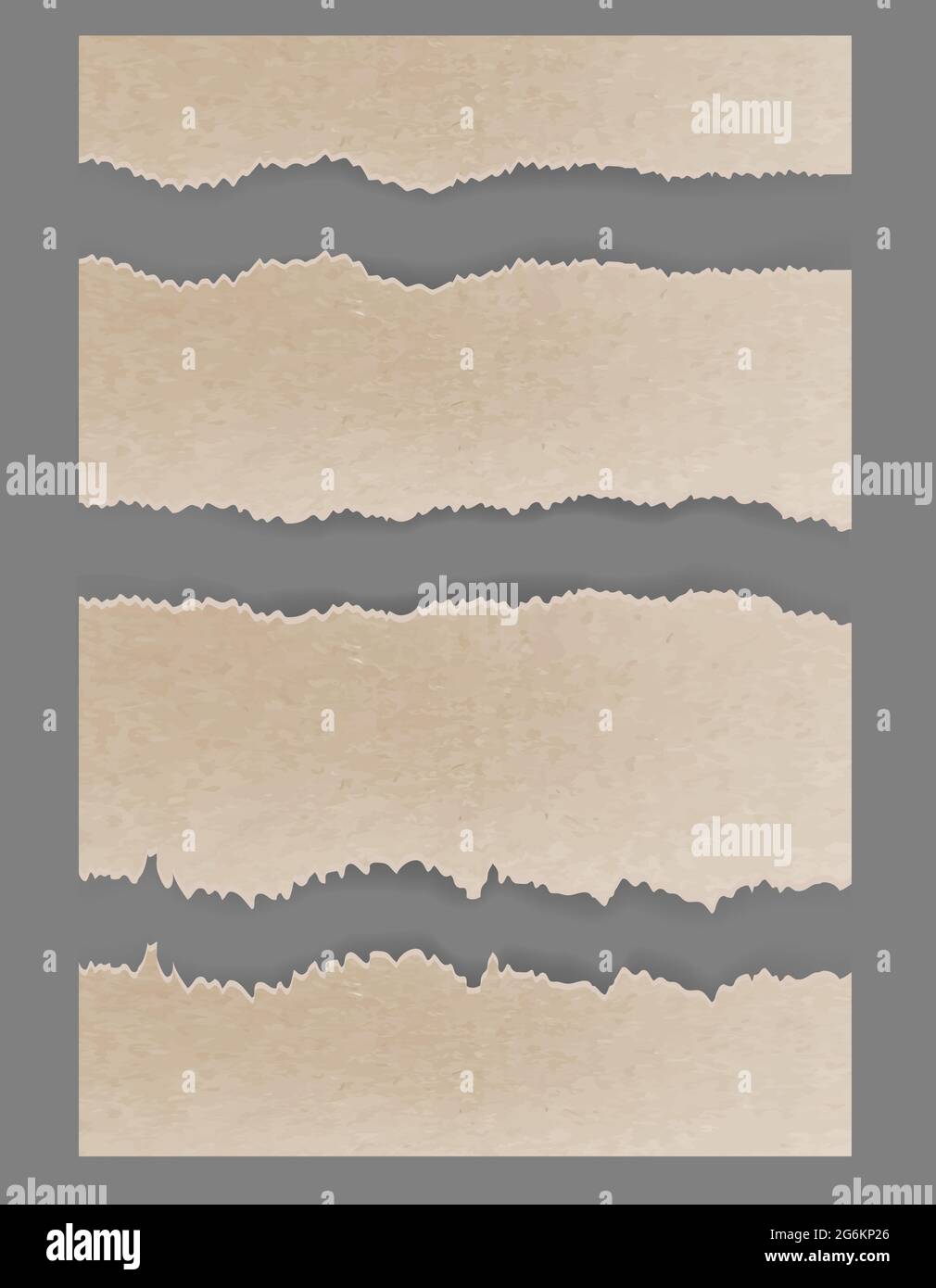 Torn cardboard isolated background Stock Vector Images - Alamy
