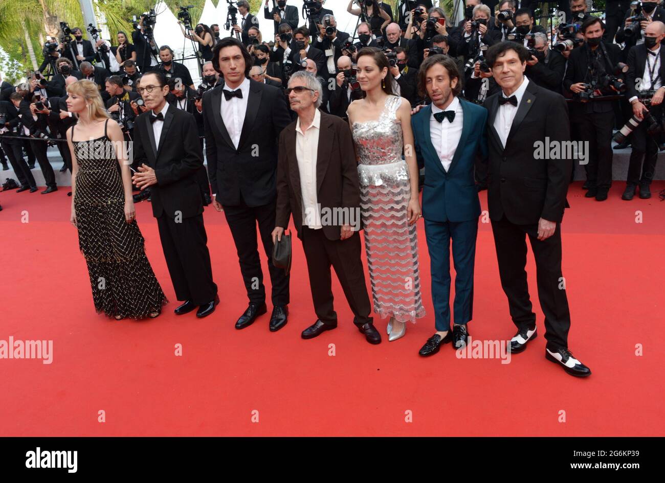 July 6, 2021, CANNES, France: CANNES, FRANCE - JULY 06: (L-R) Angele ...