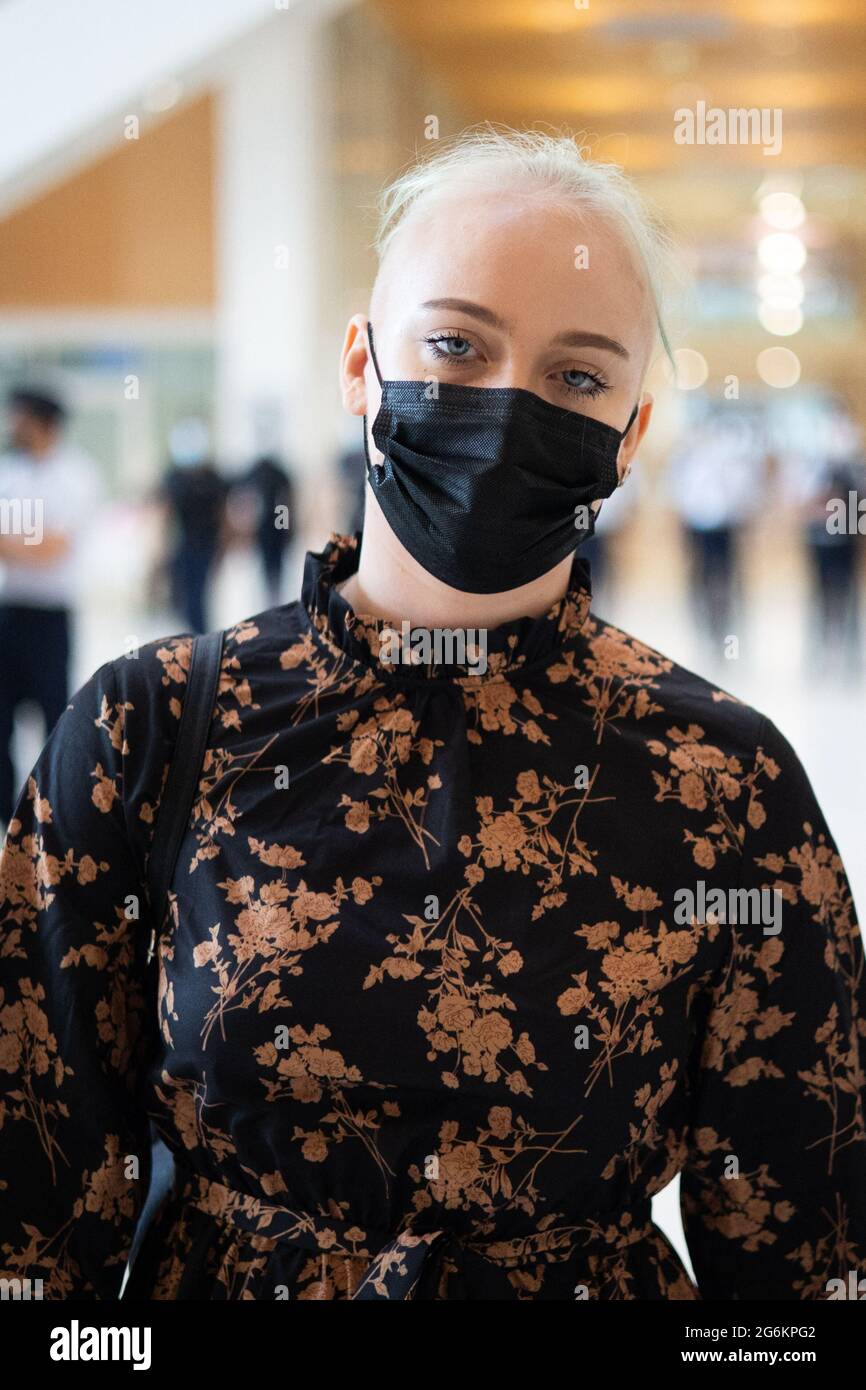 The teenager identifying herself online as Mila leaves the courtroom ...