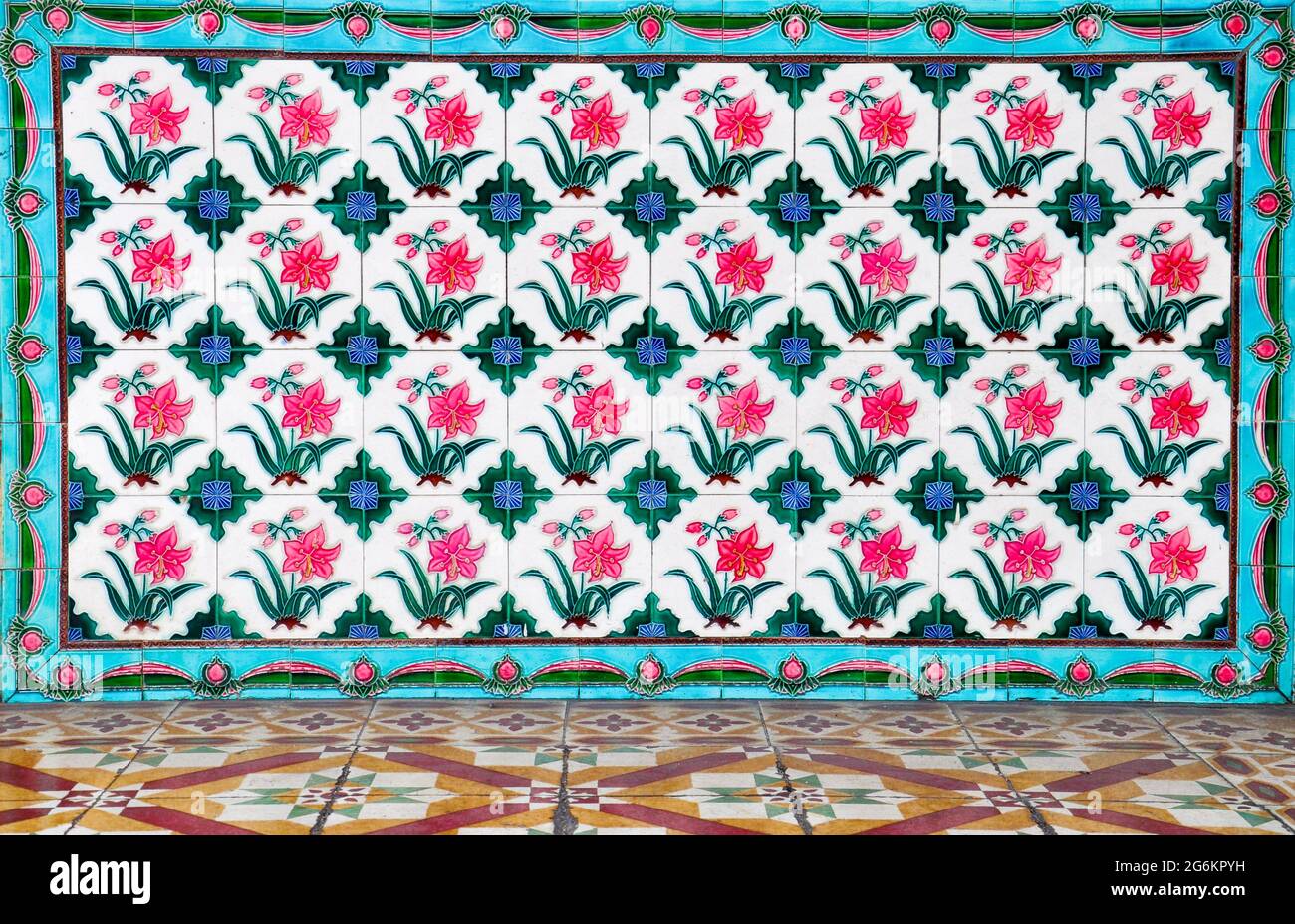 View Of Colorful Peranakan Tiles In Historic George Town,, 55% OFF