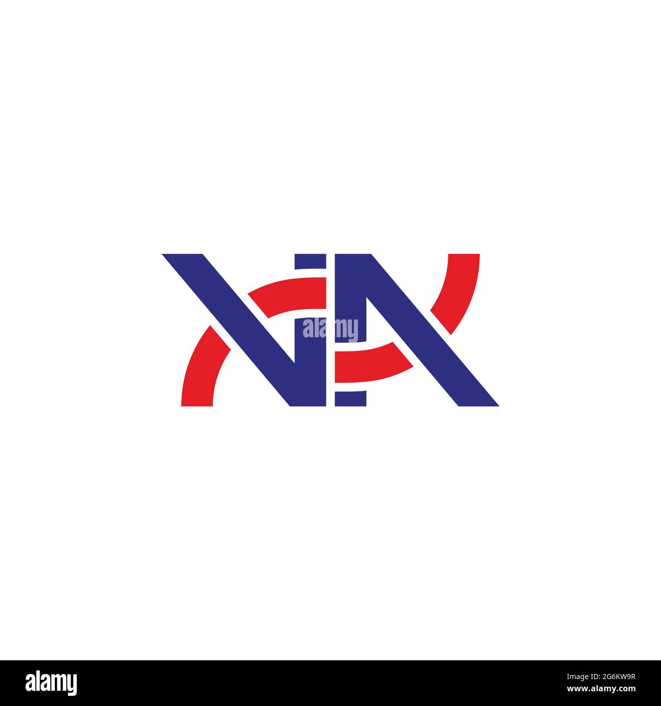 letter va simple motion ribbon geometric line logo vector Stock Vector ...