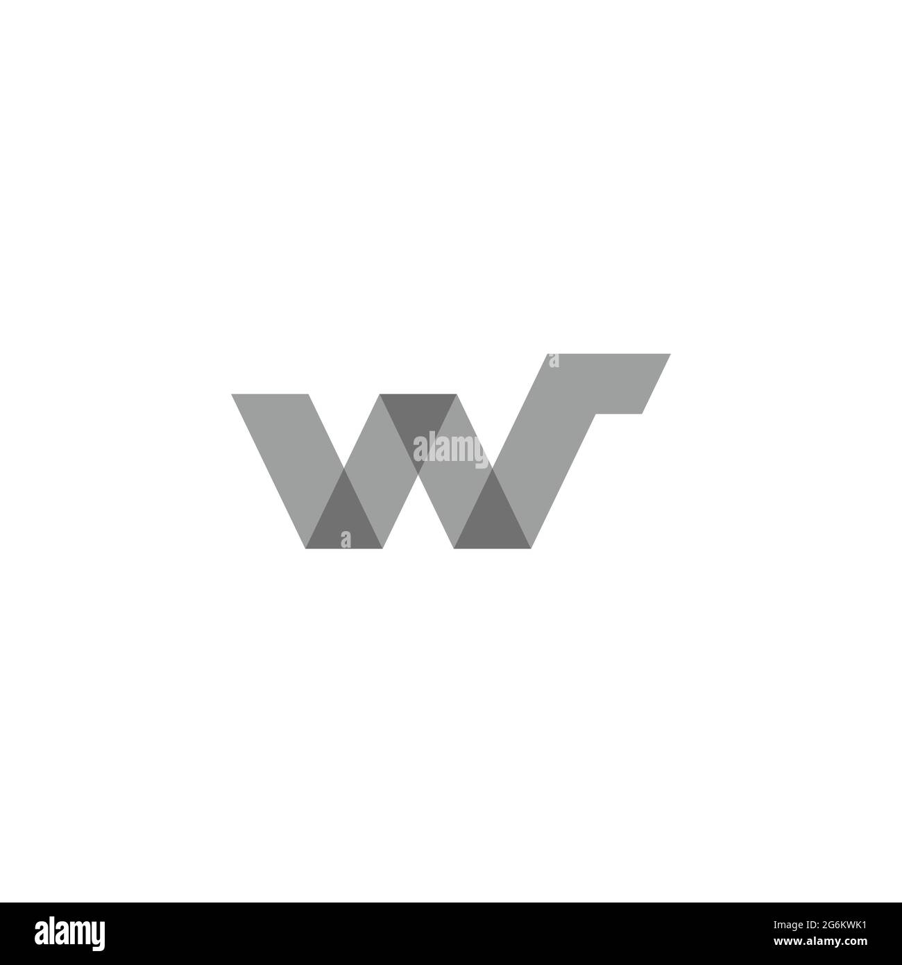 letter wr simple mosaic triangle logo vector Stock Vector Image & Art ...