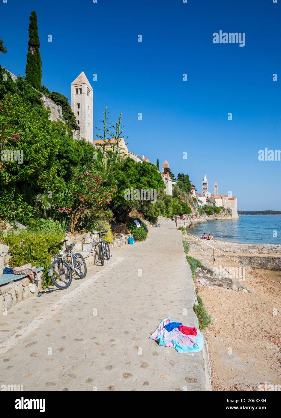 Historic medieval rab town hi-res stock photography and images - Alamy
